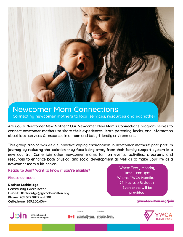 Newcomer Mom Connections – Adult Day School