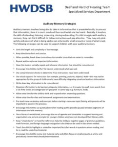 Accommodations for Students with Auditory Processing Disorder – Deaf ...