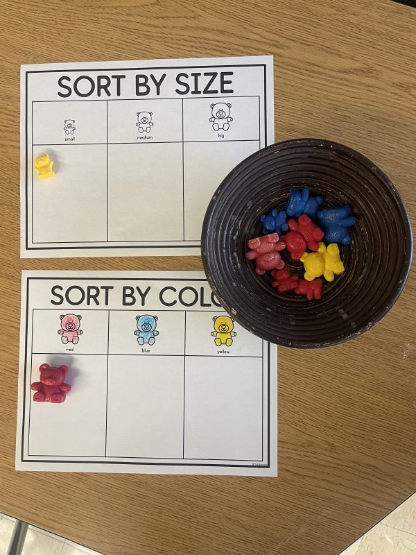 Sorting colours, sizes and shapes, oh my!