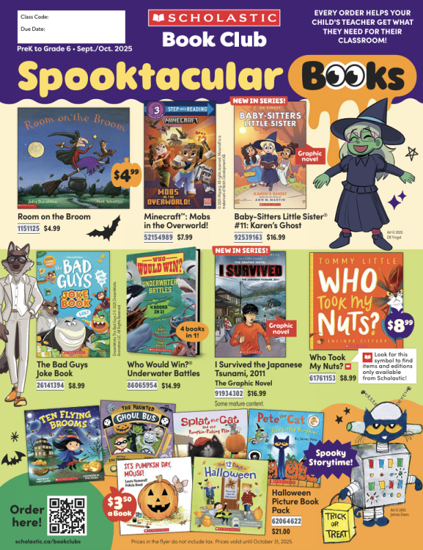 Scholastic Book Orders