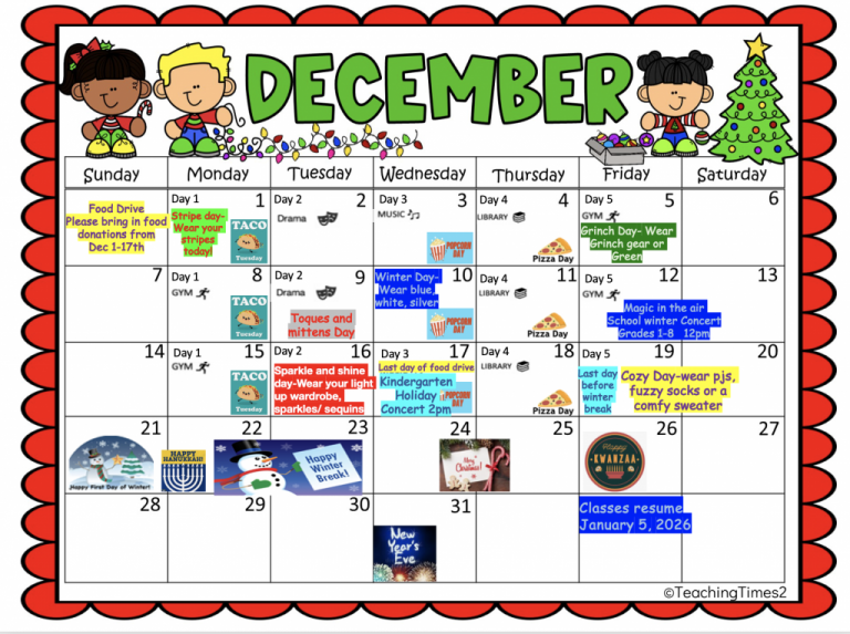 December Calendar