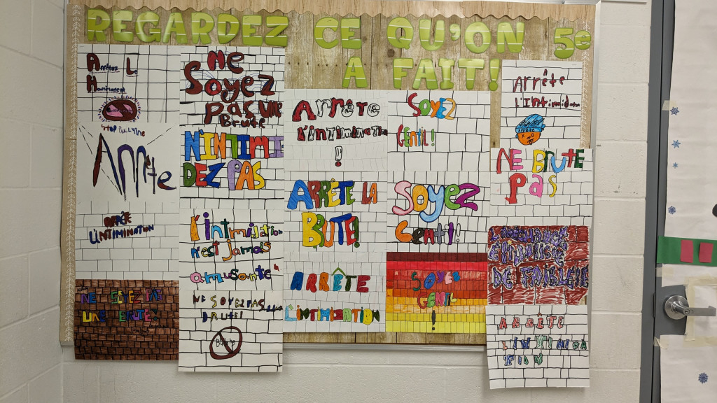 Anti-Bullying Mural using Graffiti Art – La classe de Mme Zess 2023-2024