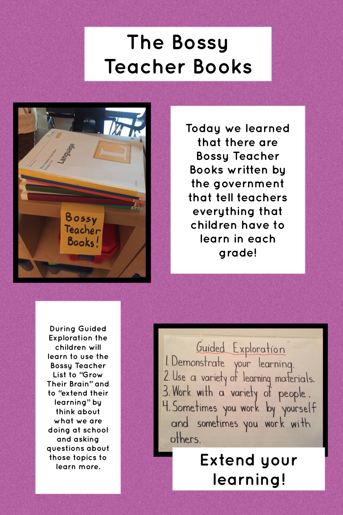 The Bossy Teacher Books | Miss St. Amand & Her First Grade Friends!