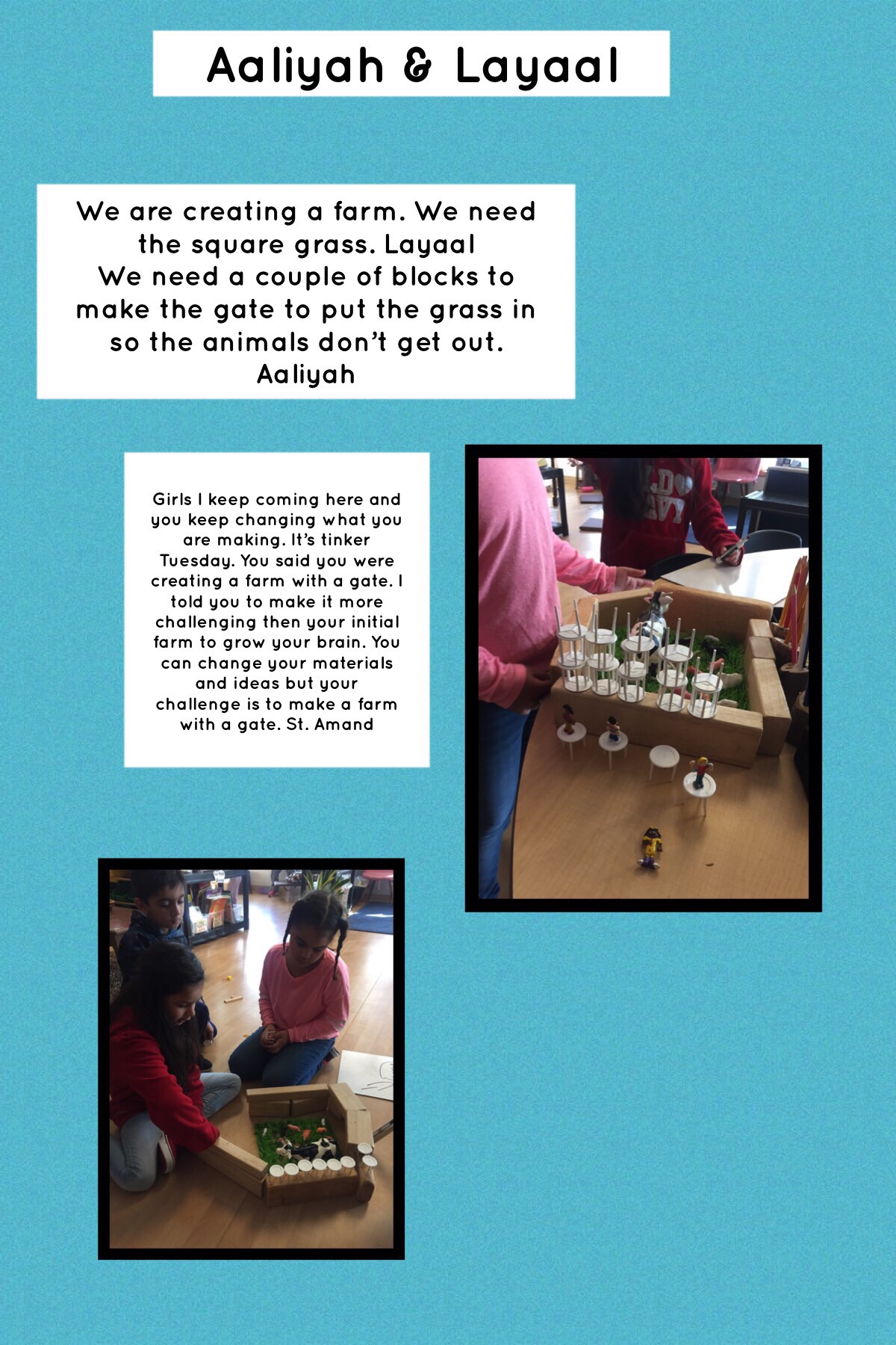 Tinker Tuesday | Miss St. Amand & Her First Grade Friends!