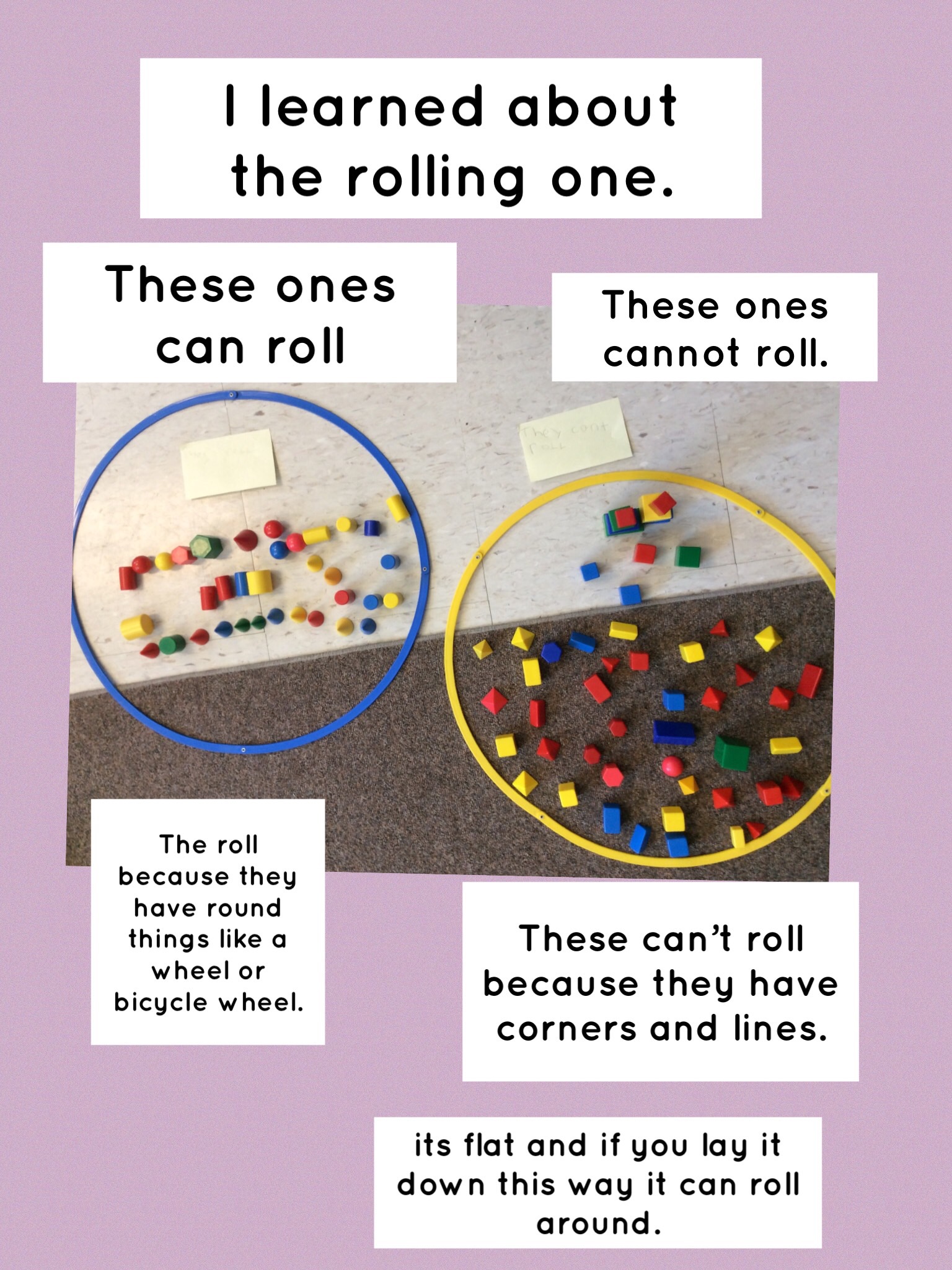 Aafia Explores 3-D Shapes That Roll | Grade 1 with Mrs. Dale