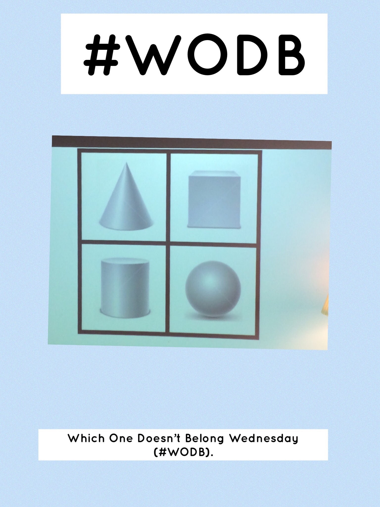 #WODB | Grade 1 with Mrs. Dale