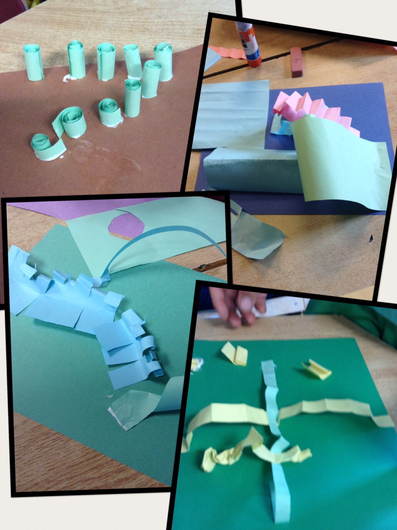 Mrs Tilton s Grade 2 Classroom Exploring 3D Paper Sculpture Techniques 
