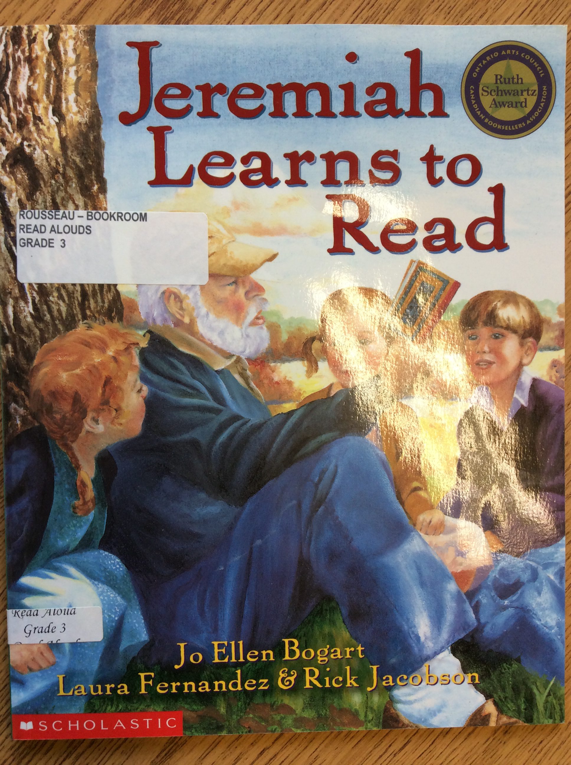 What we’re reading: ‘Jeremiah Learns to Read’ – Berg's Blog- Grade 4/5