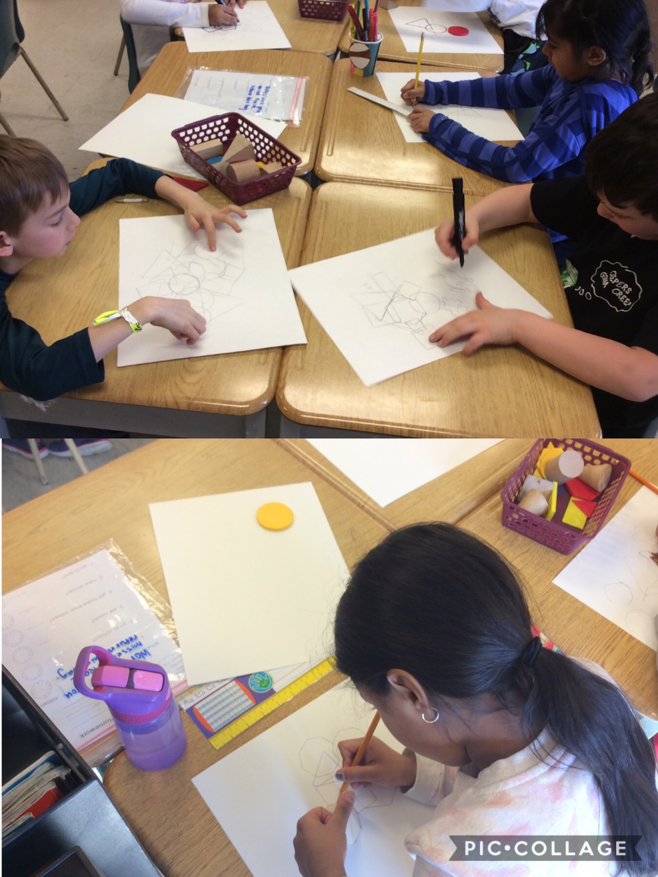 Kandinsky Inspired Shape Art | Grade 2 With Mrs. Ho