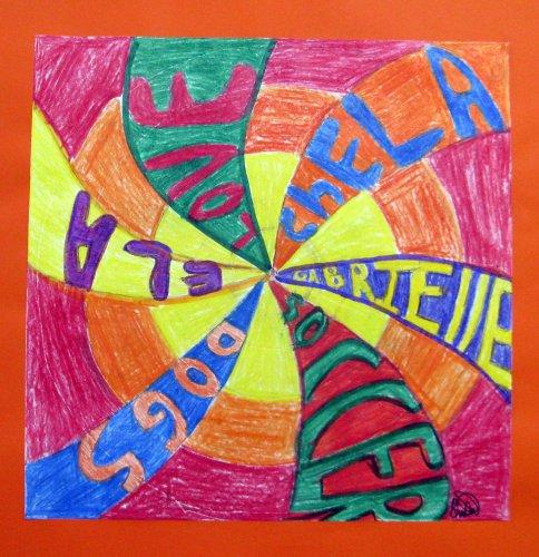 Mathematical Art – Spiral Names – BennieBlog