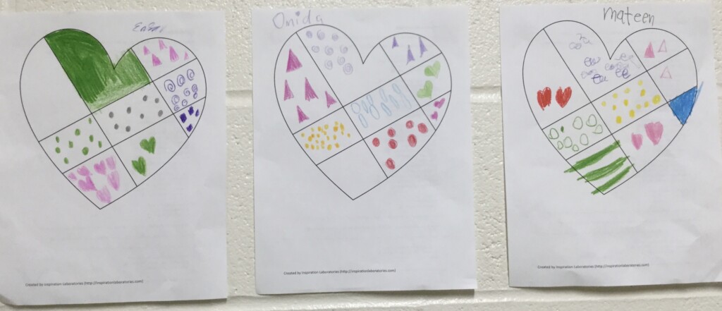 Valentine Heart Glyphs – Mrs. Coffer – Tiffany Hills