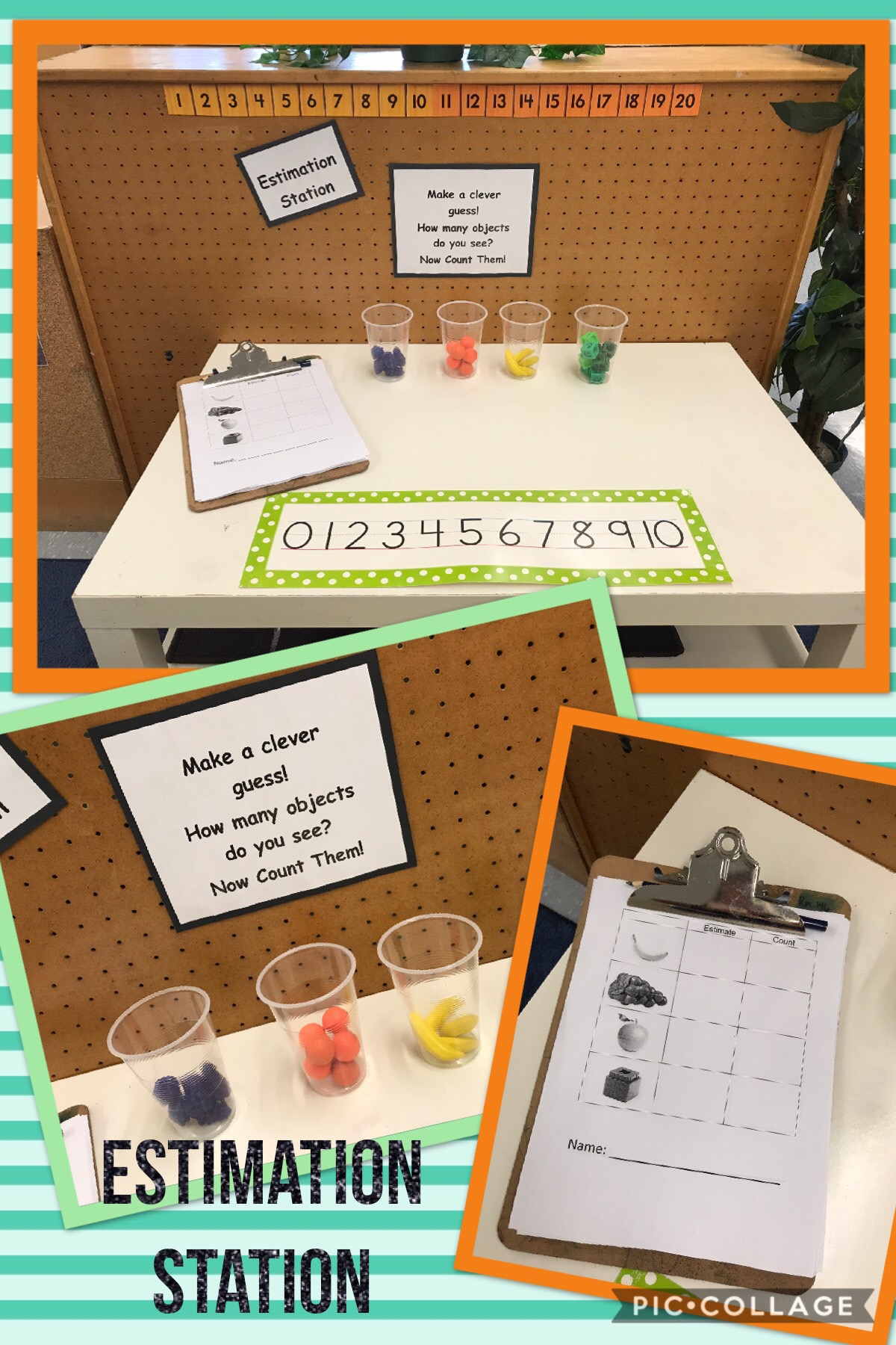 Estimation Station | Kindergarten Corner