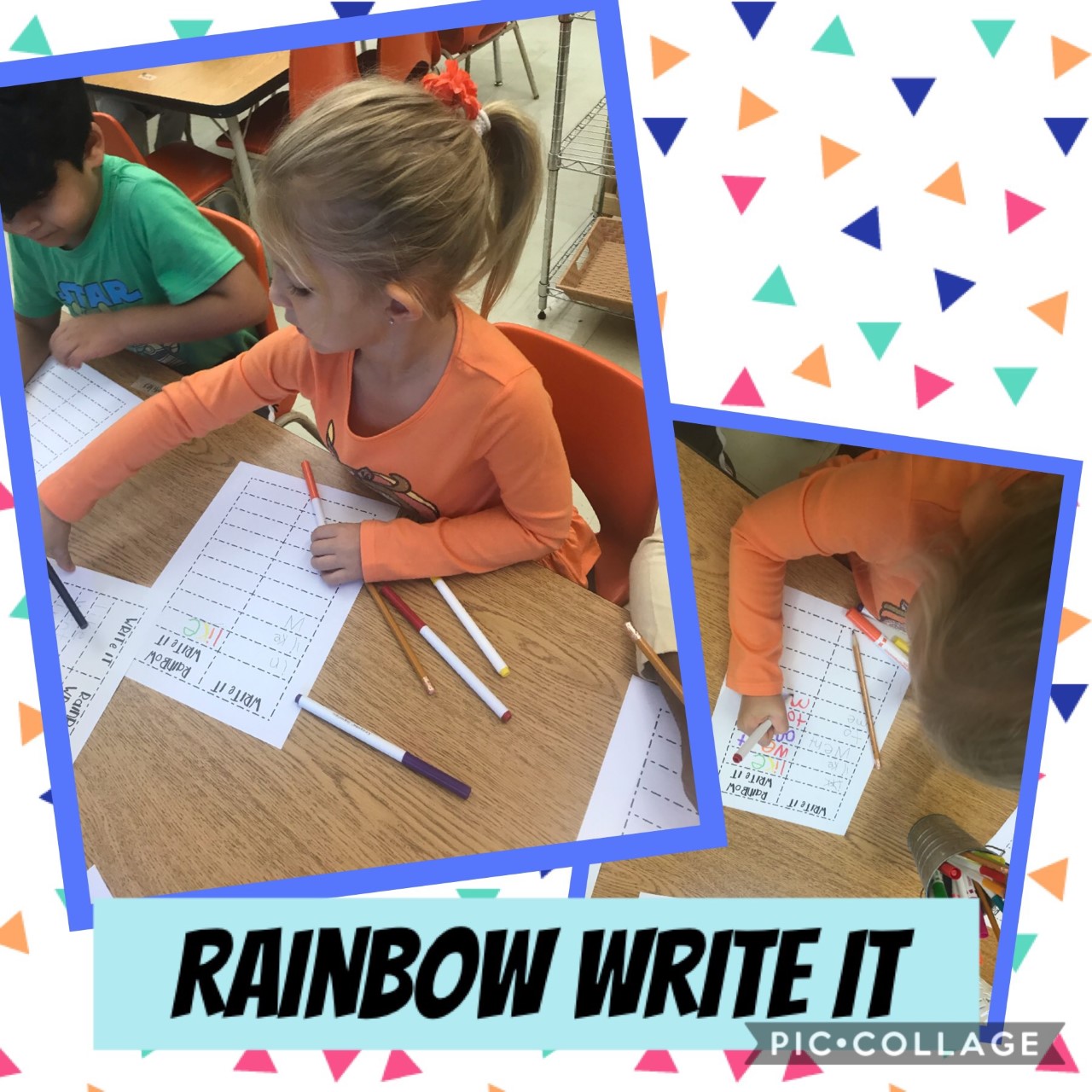 Rainbow Write It! | Kindergarten Corner