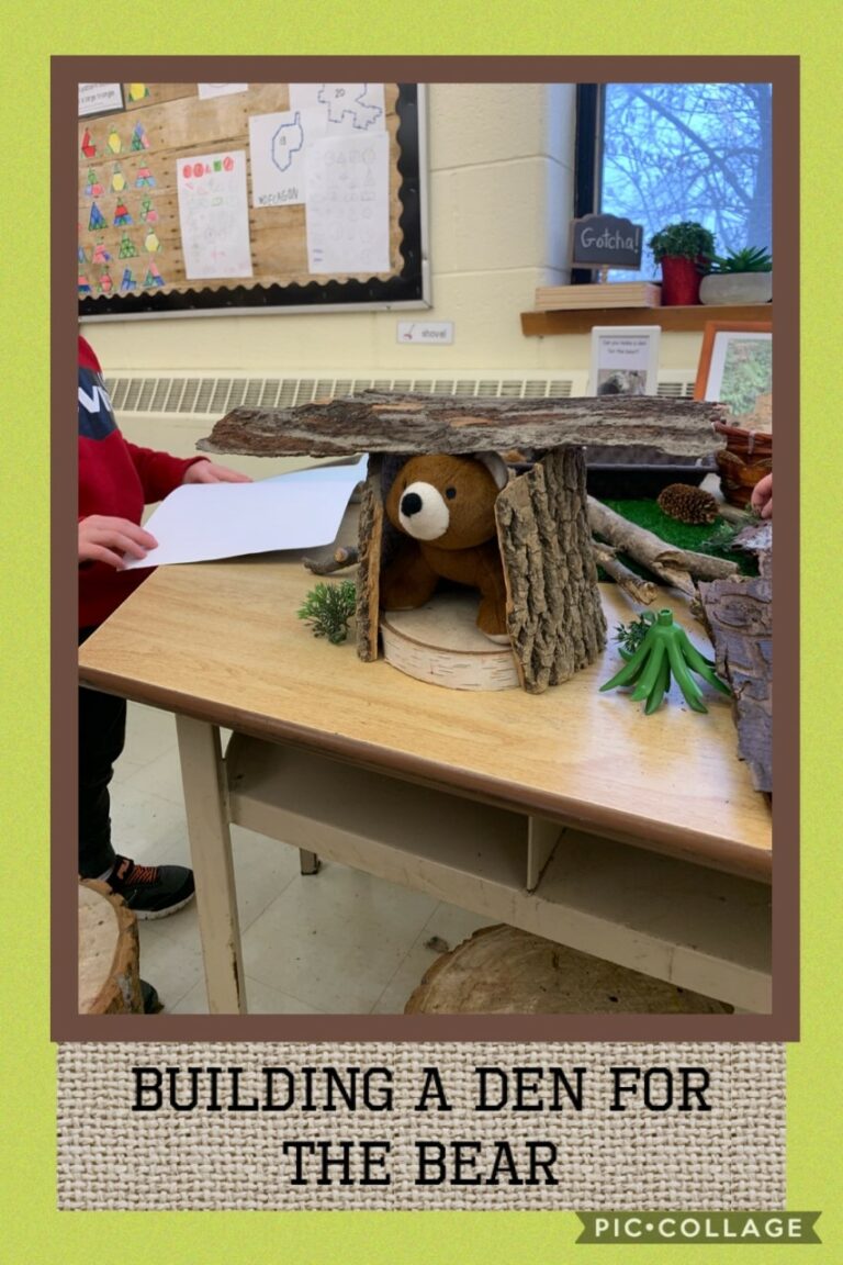 STEM Challenge: Build a Den for the Bear | Kindergarten Corner