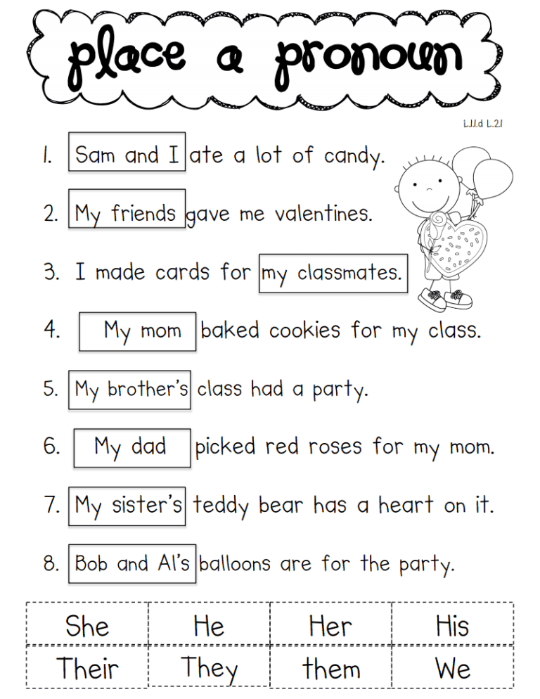 Pronoun Exercises SPEECH LANGUAGE SUPPORTS Pronoun Exercises SPEECH LANGUAGE SUPPORTS