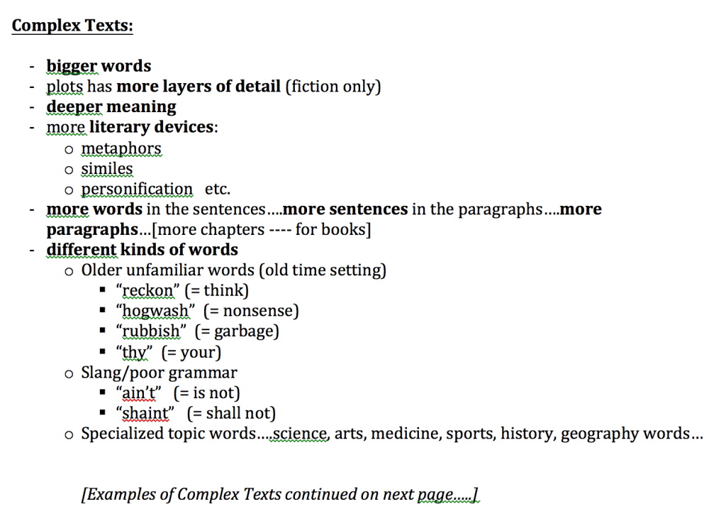 Complex texts – our ideas pg1 « Fawcett's Class
