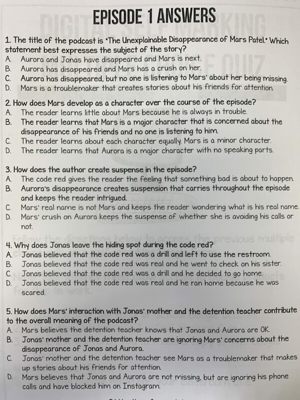 Steiner Grade 7A Homeroom Mars Patel Pod Cast Season 1 Episode 1 Steiner Grade 7A Homeroom Mars Patel Pod Cast Season 1 Episode 1