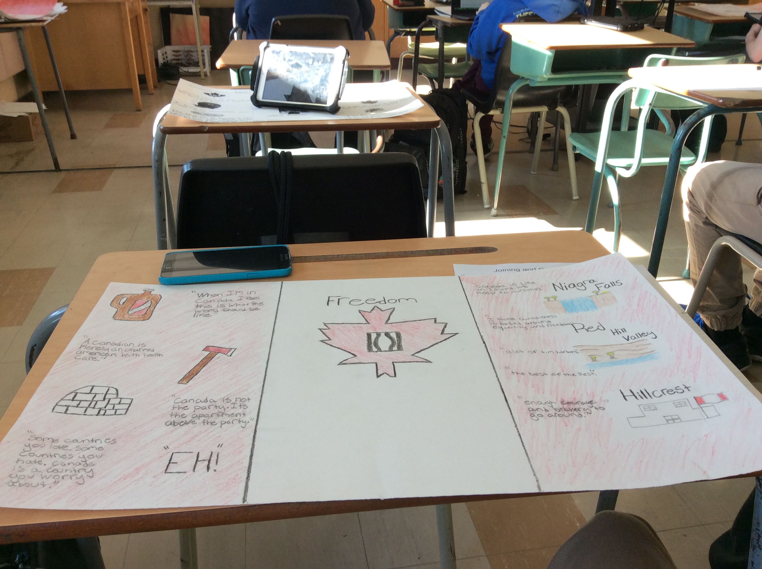 Canadian identity poster – Reflections on Canadian History