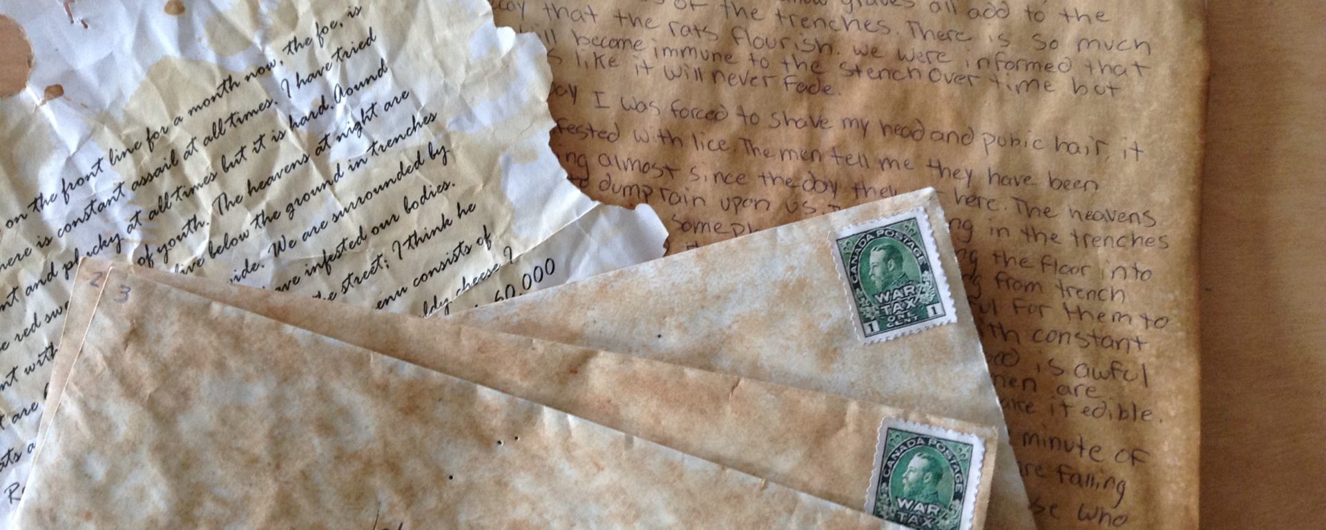 WWI Trench Letter Reflections – Reflections on Canadian History