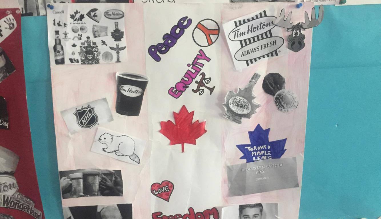 Canadian identity collage – Reflections on Canadian History