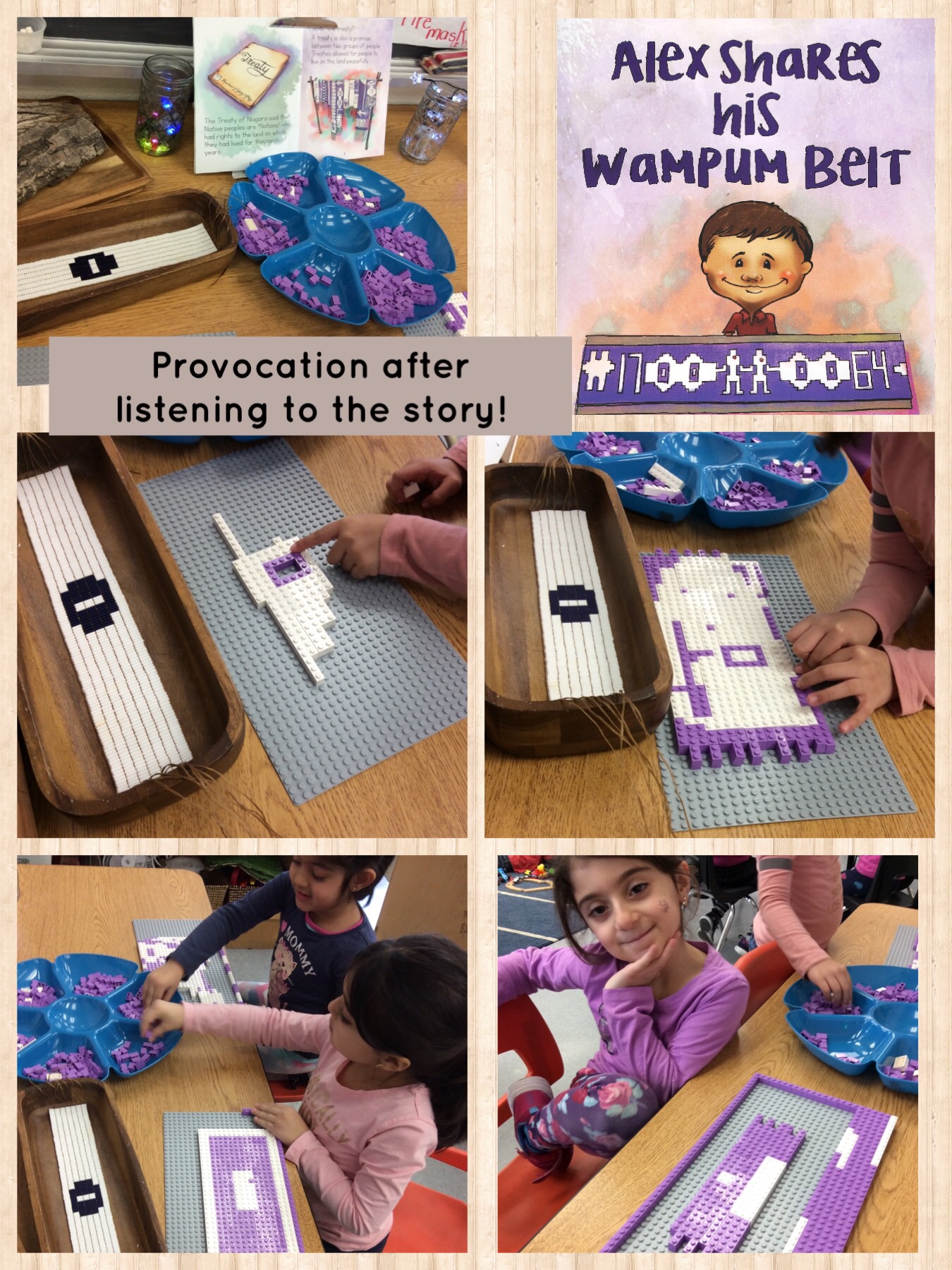 Alex Shares His Wampum Belt – Our Learning Journey